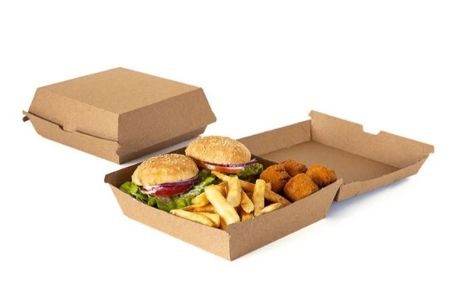 ΣΚΕΥΟΣ ΦΑΓΗΤΟΥ ΧΑΡΤΙΝΟ 17,5x16x5x7,5cm KRAFT FSC Dinner Box Dura Series ...
