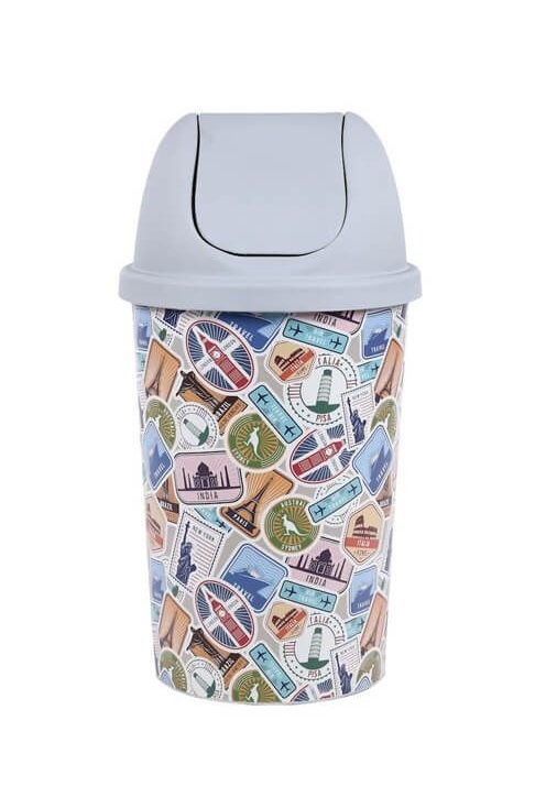 ΚΑΔΟΣ ΑΠΟΡΡΙΜΜΑΤΩΝ ΑΙΩΡΟΥΜΕΝΟ ΚΑΠΑΚΙ 50LT STAMPS