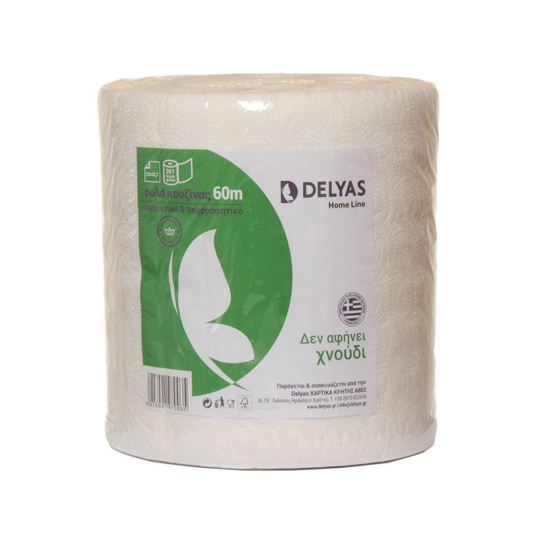 ΧΑΡΤΙ ΚΟΥΖΙΝΑΣ DELYAS 600 ΓΡΜ. ΛΕΥΚΟ